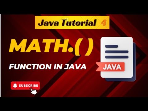 Basics Math Function In Java Java Tutorial Youtube