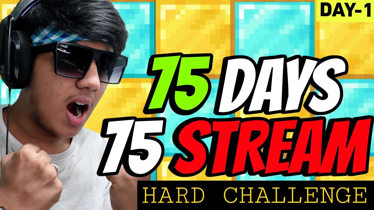 ёяшо75 Days Hard Challenge Day 1 Youtube