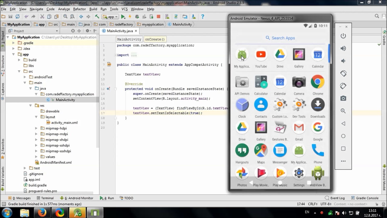 Add Context Menu To Textview In Android Studio Youtube