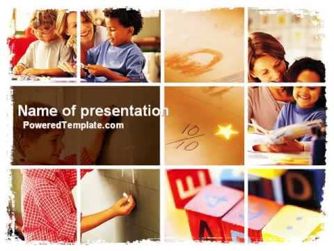Primary School Powerpoint Template By Poweredtemplate Youtube