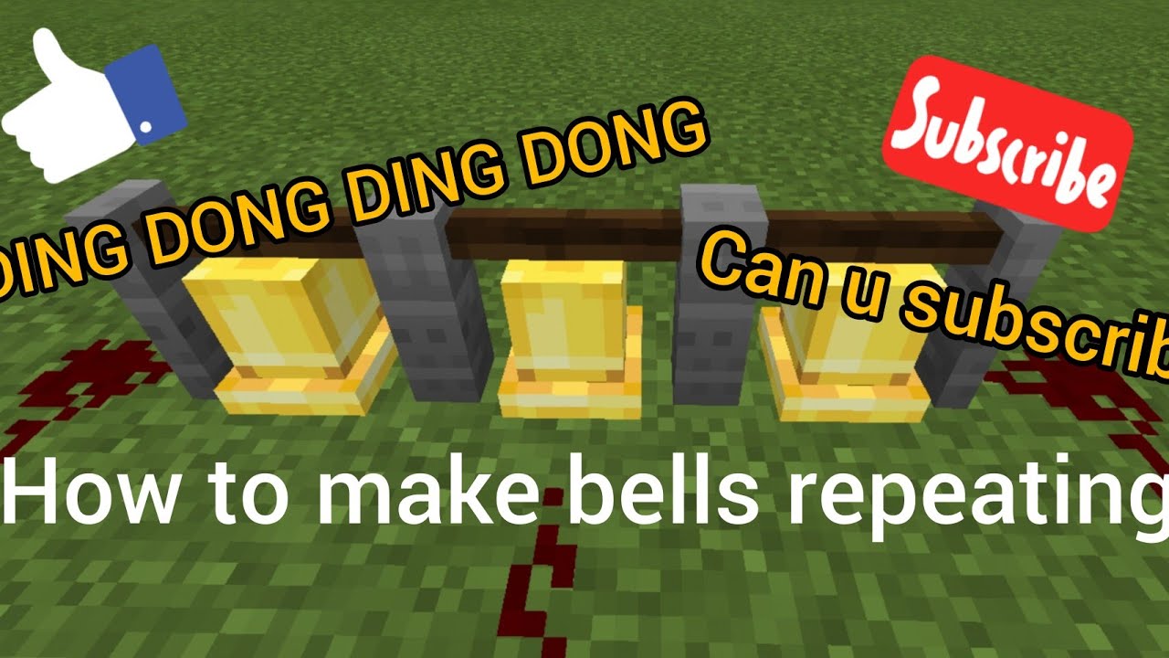 How To Make A Redstone Bell Machine In Minecraft Youtube