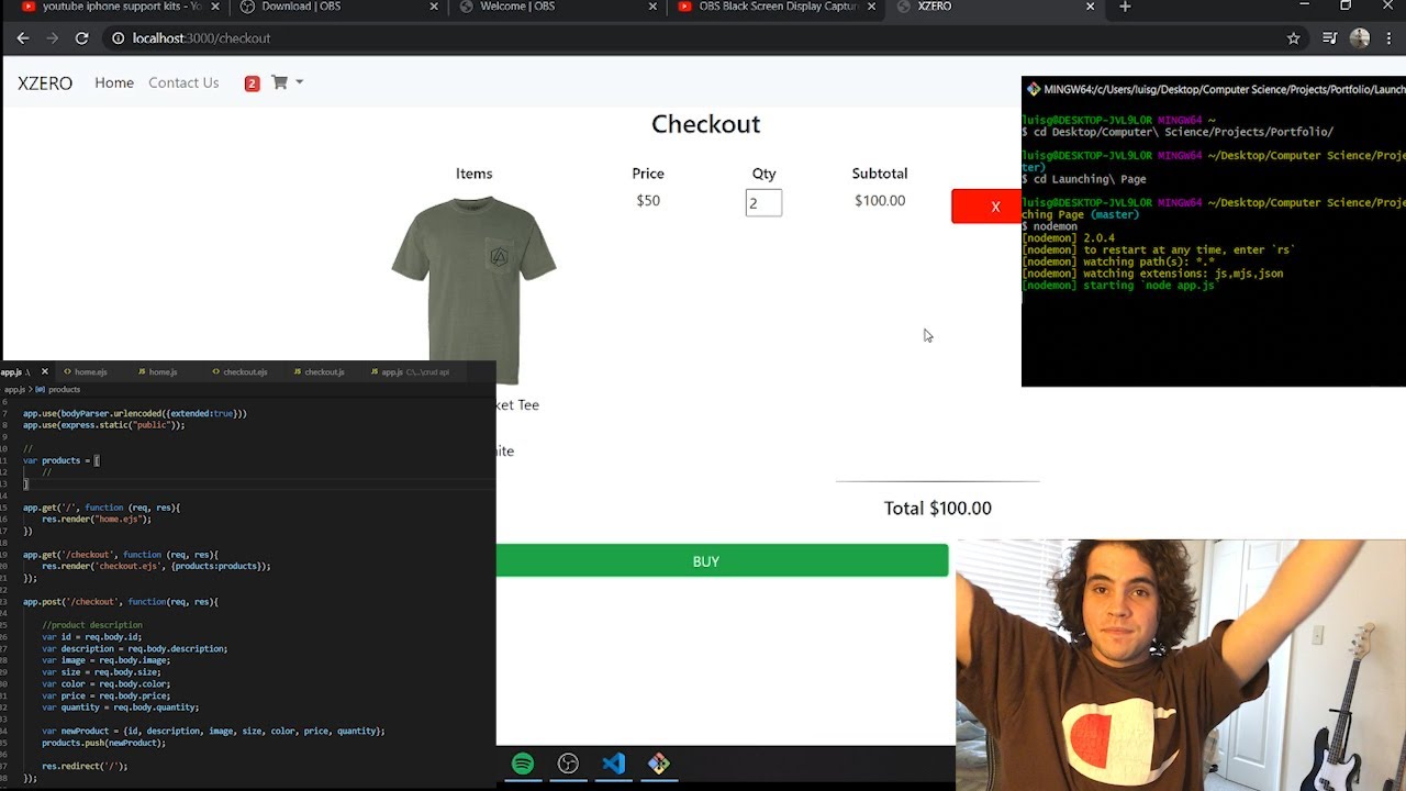 Criando Meu Primeiro E Commerce Do 0 3 Node E Express Youtube