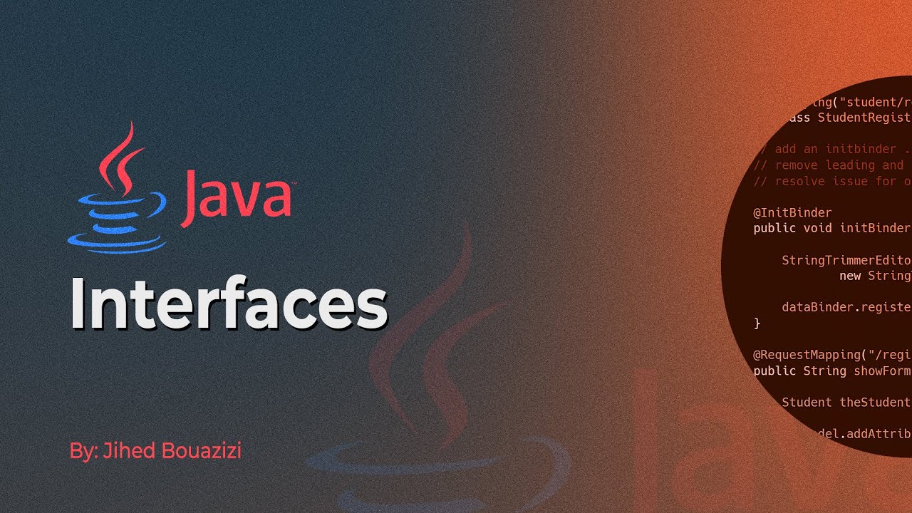 Java Interfaces Youtube