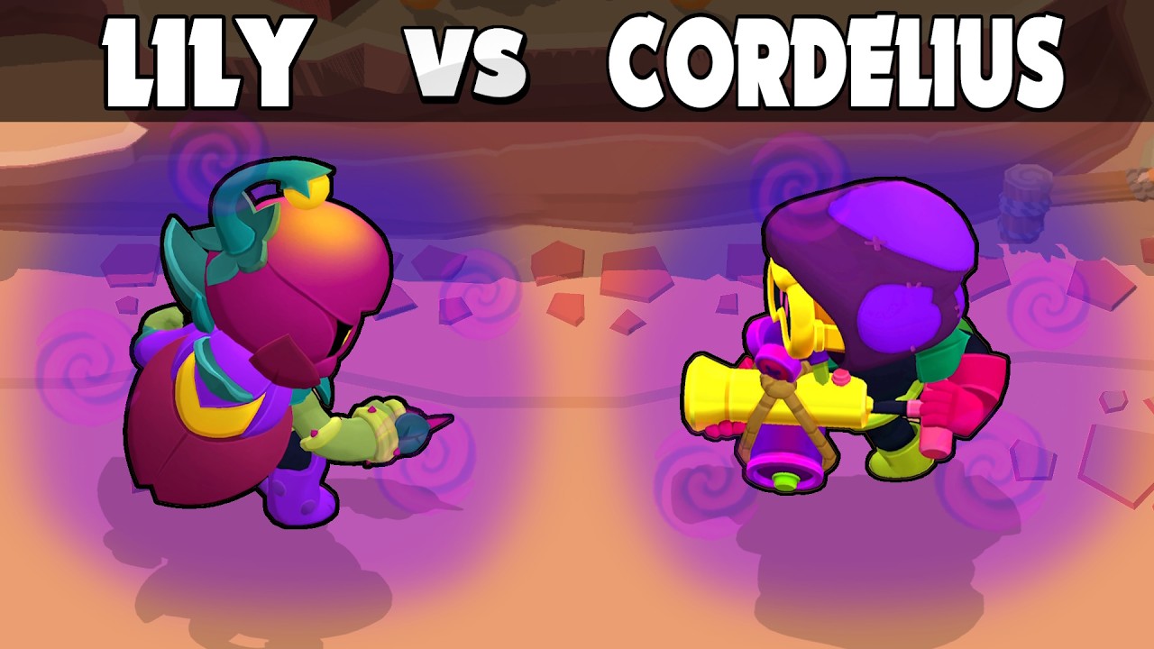 Lily Vs Cordelius тнр Brawl Stars Youtube