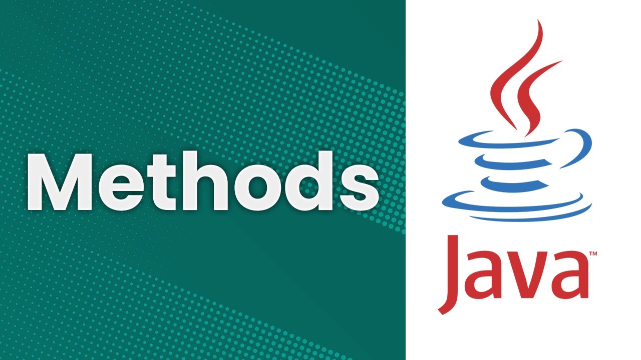 Methods Java Tutorial Youtube