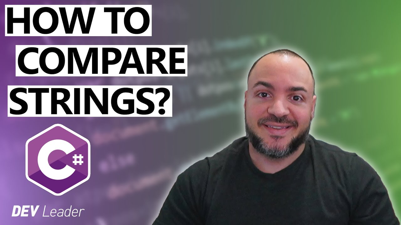 Beginner S Guide For Comparing Strings In C Youtube