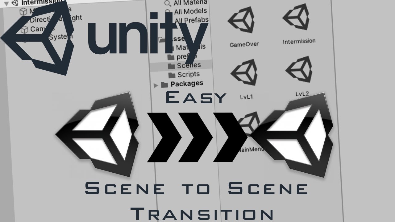 Unity Scene Change Tutorial Youtube