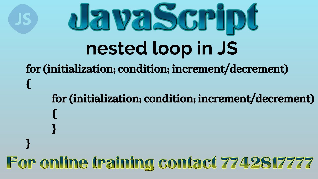 Javascript Nested Loops For Beginners Your Step By Step Guide Youtube
