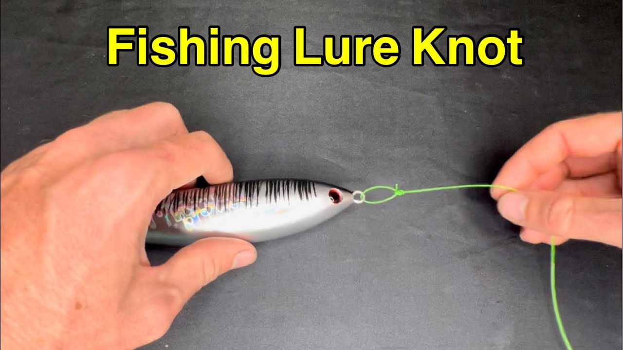 Simple And Strong Way To Tie A Fishing Line Leader To Lure Youtube