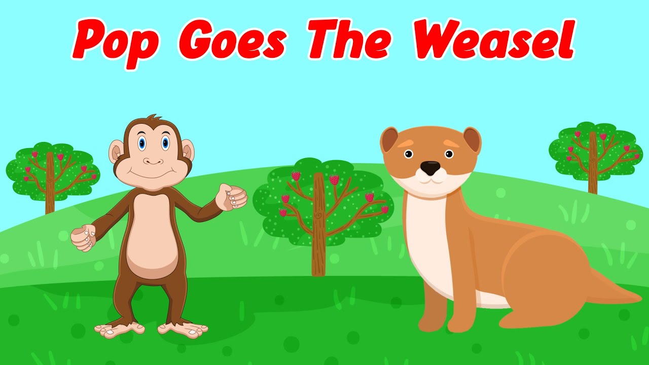 Pop Goes The Weasel With Lyrics And Actions Nursery Rhymes Box