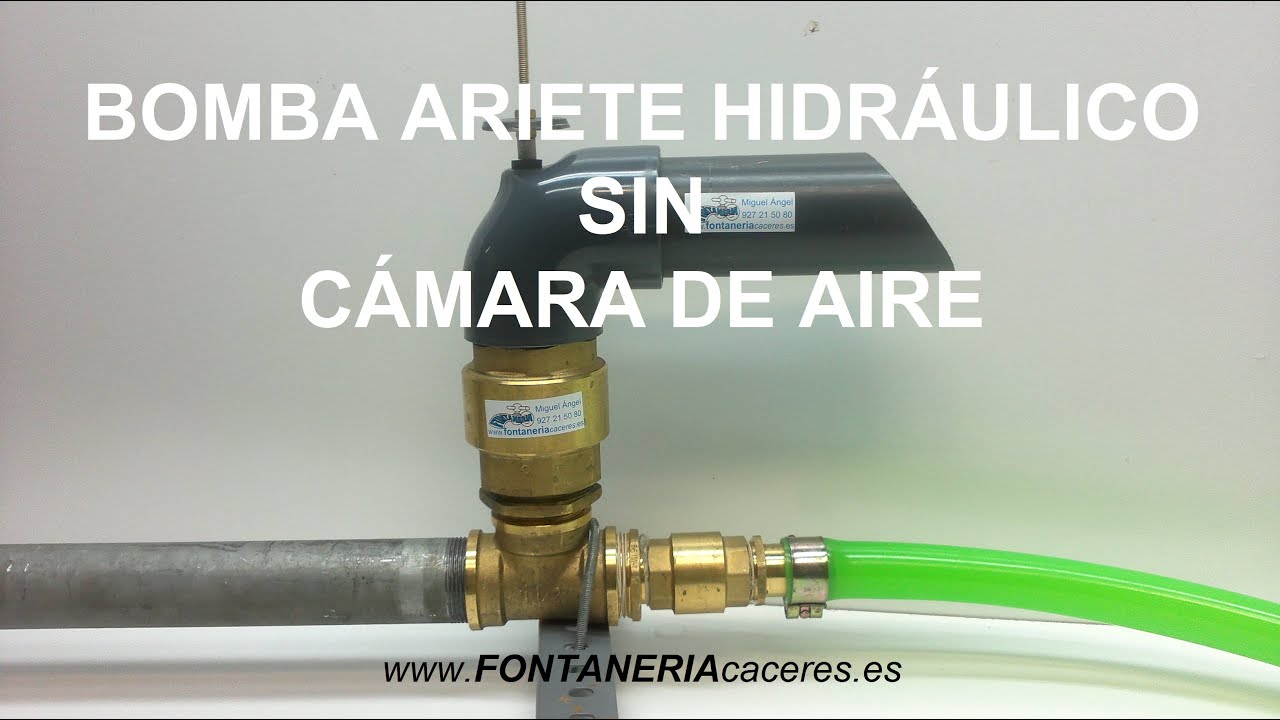 Como Subir Agua Sin Motor Ariete Hidráulico Sin Cámara De Aire