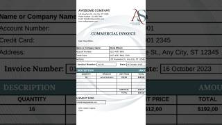 Simple Invoice Template Invoice Invoicetemplate Invoices Makeaninvoice