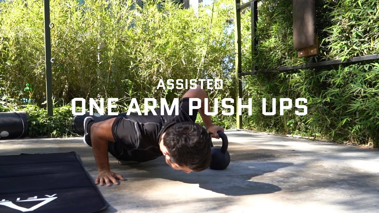 Assisted One Arm Push Ups Youtube