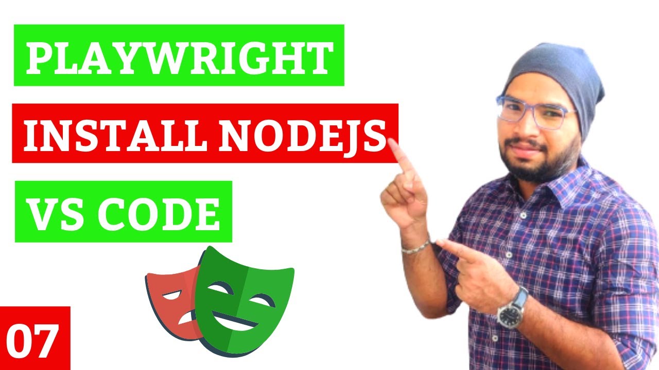 Playwright 7 Install Nodejs Visual Studio Code Youtube