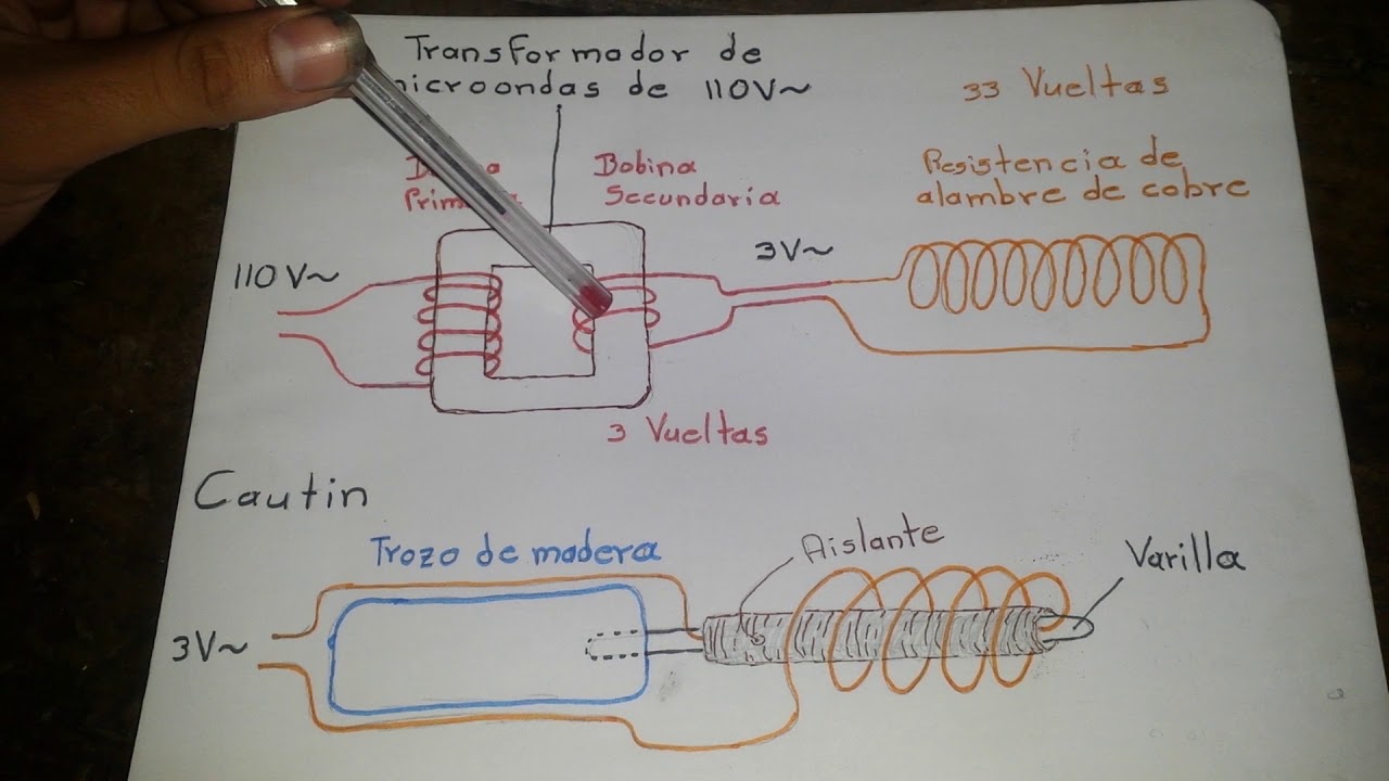 1 Diagrama Electrico De Un Cautin Youtube