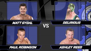 Four Way Matt Sydal Vs Paul Robinson Vs Delirious Vs Ashley Reed Daily ...