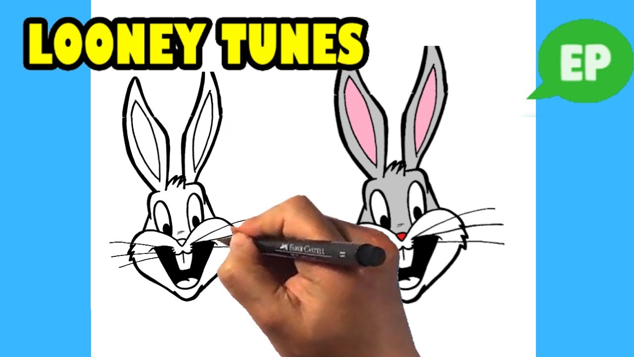 How To Draw Baby Bugs Bunny Looney Tunes