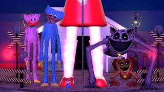 Playing All Poppy Playtime Characters Squid Game Jump Rope In Garry S ...