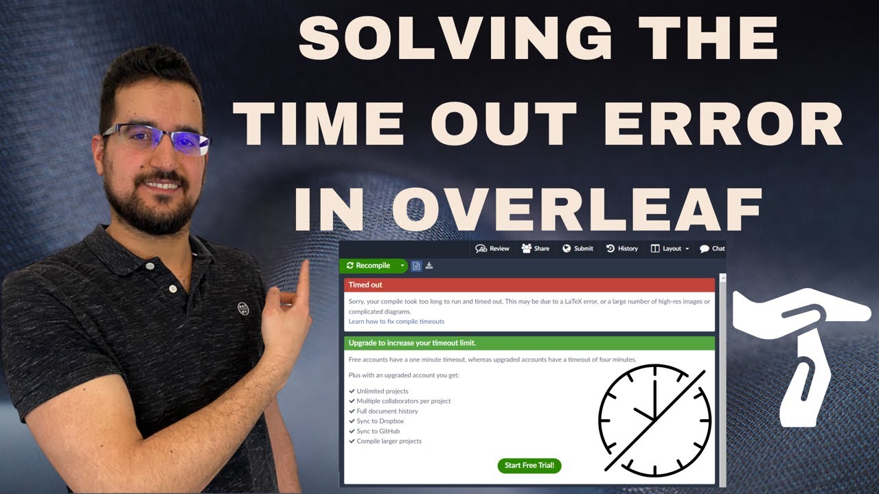 How To Solve The Time Out Error In Overleaf A Step By Step Guide