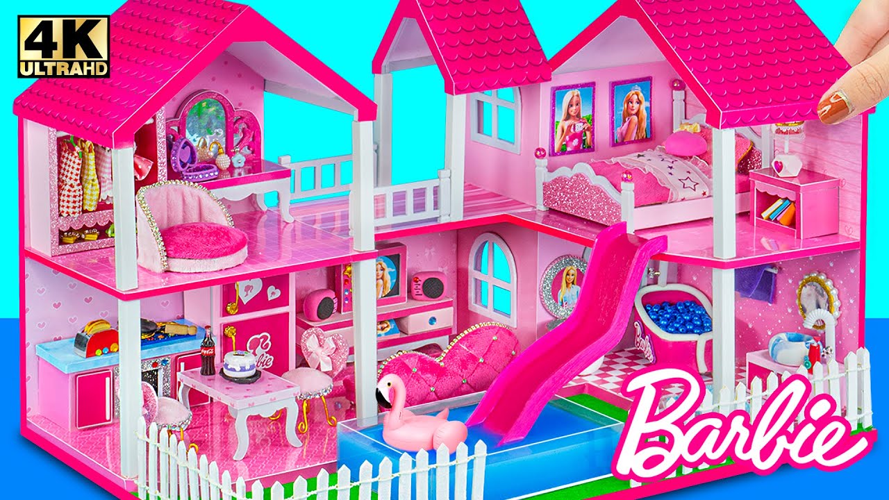 Pink Barbie Doll House