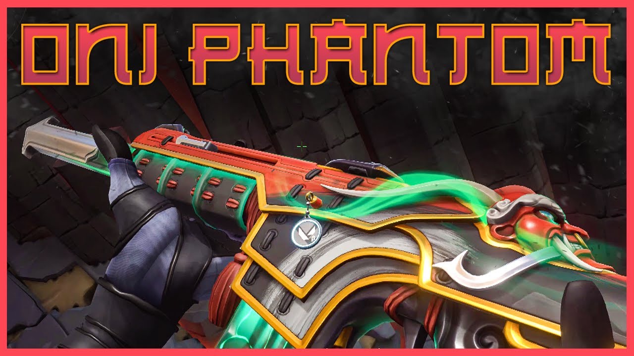 Oni Phantom Gameplay Valorant Oni Collection Skin Youtube