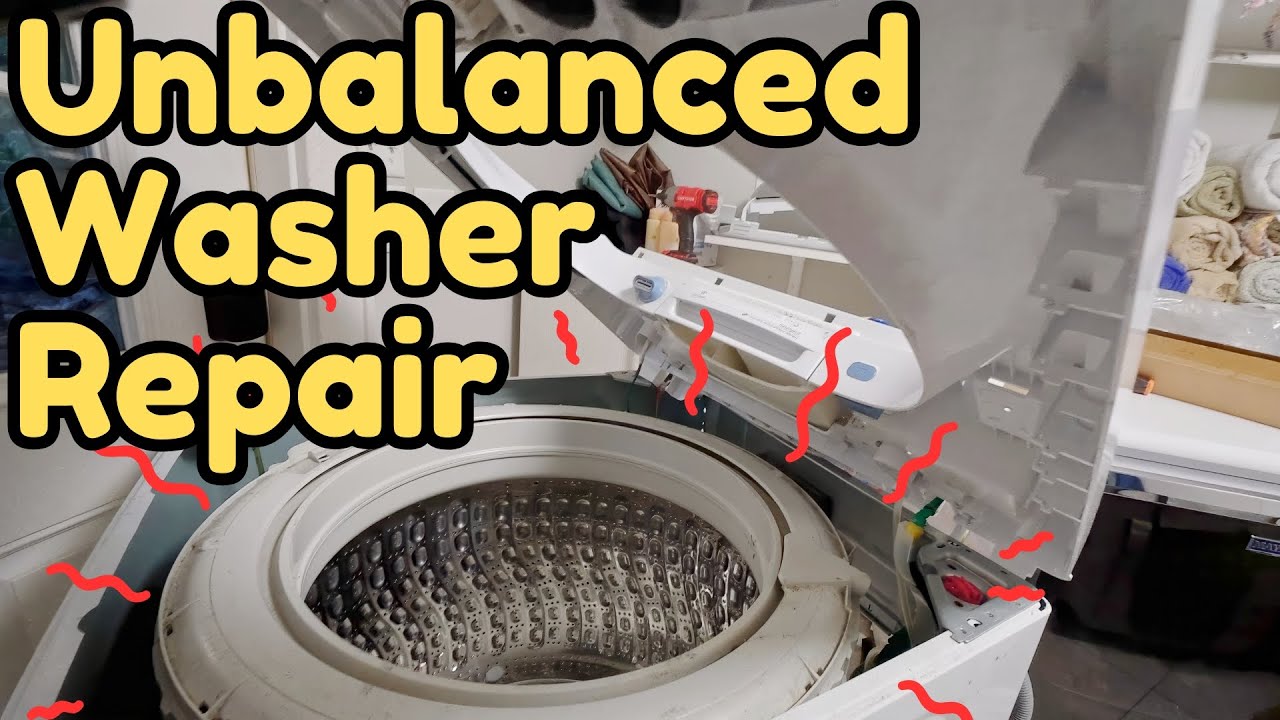 Fix Unbalanced Washing Machine Youtube