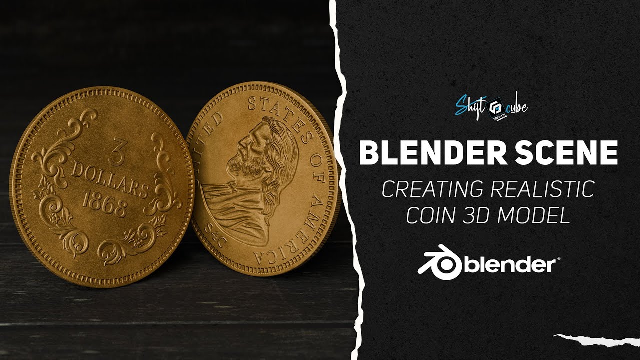 Creating Realistic Coin Model Modeling Texturing Lighting Tutorial