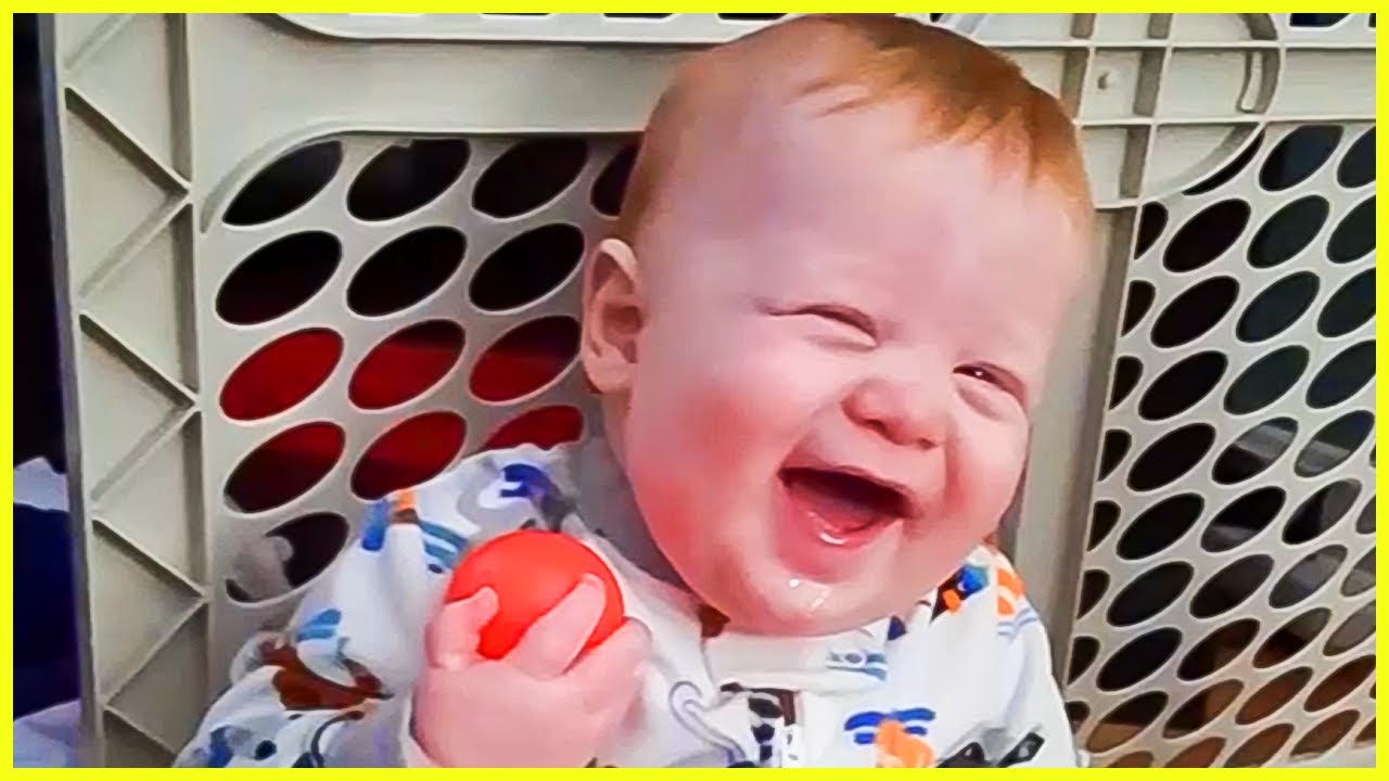 Cute And Funny Baby Laughing Hysterically Compilation 5 Minute Fails