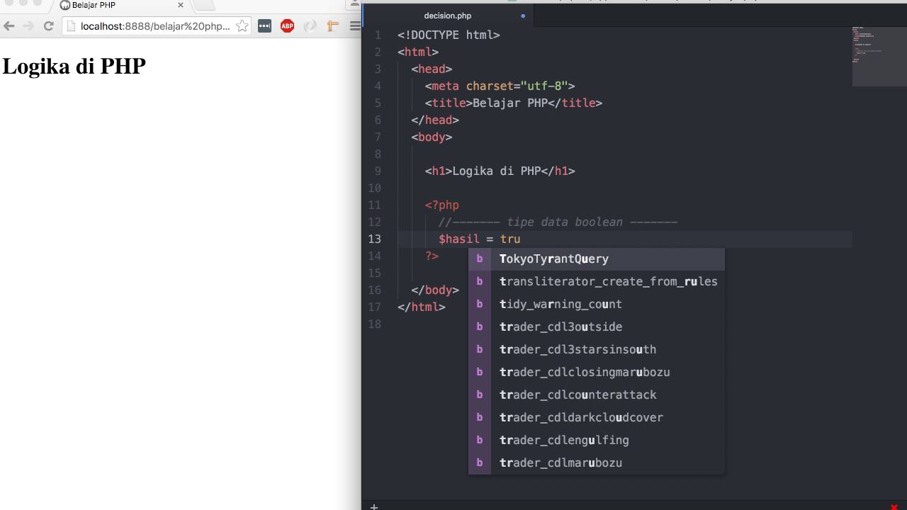 19 Tipe Data Boolean Youtube