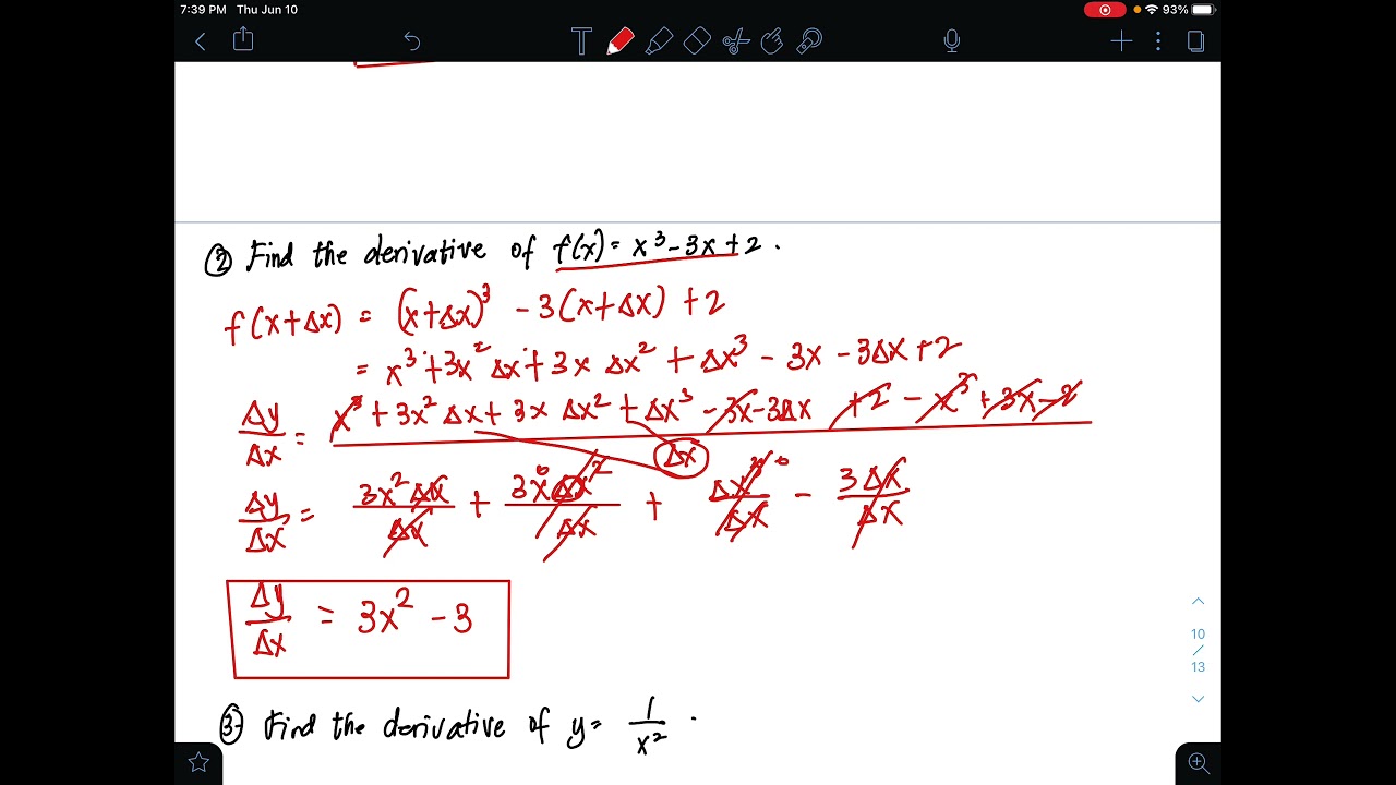 Long Derivative Method Youtube