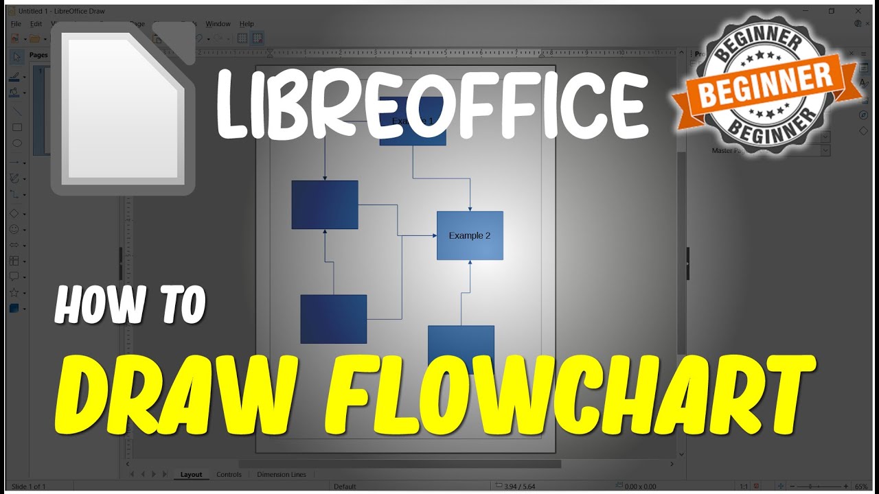 Libreoffice How To Draw Flowchart Youtube