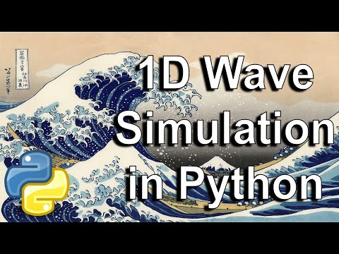1d Linear Wave Simulation In Python Youtube