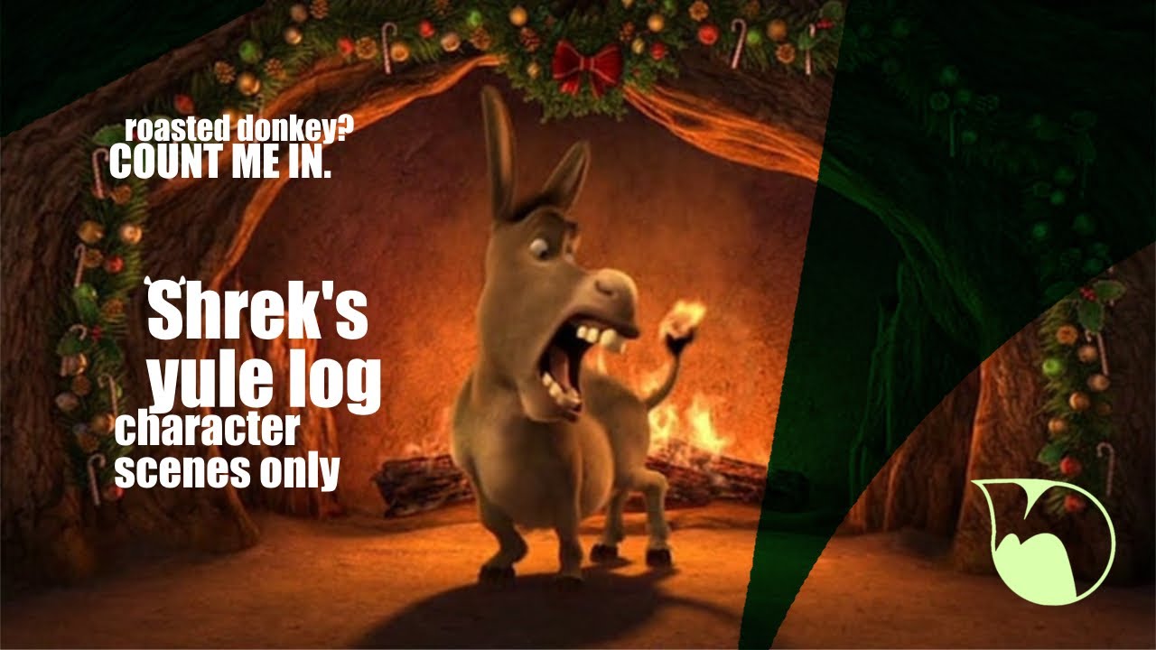 Shrek S Yule Log Character Scenes Only Youtube