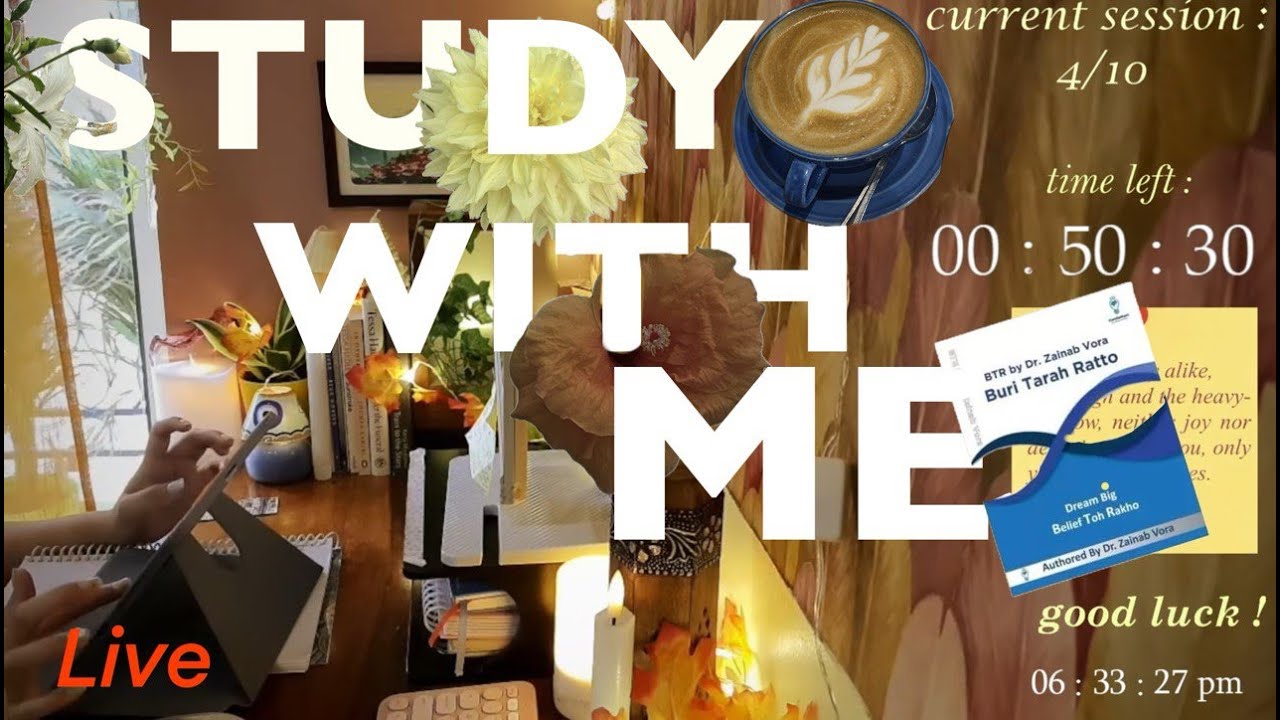 рџ ґlive Study With Me 4 Hours Neet Pg Jazz Rain Sounds Medstudent