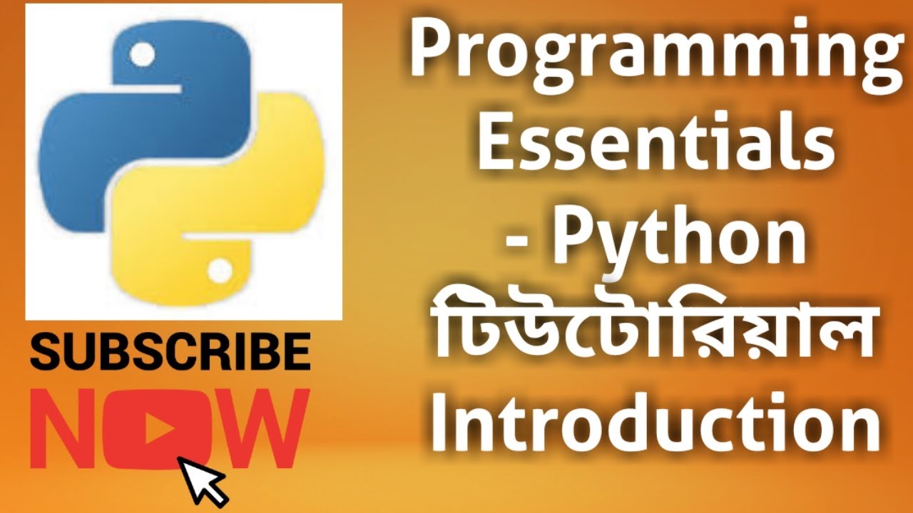 Programming Essentials Python Bangla Tutorial Introduction Youtube