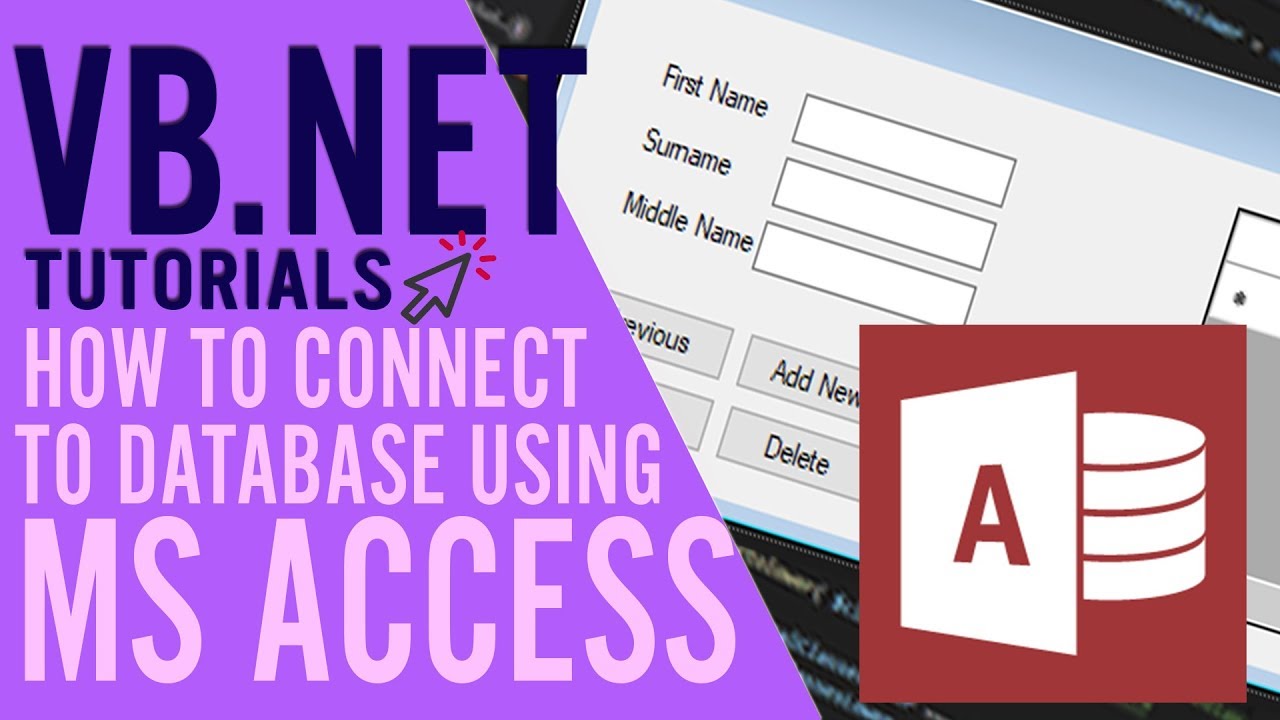 Vb Net Tutorials How To Connect Visual Basic Record To Microsoft
