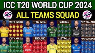 Icc T20 World Cup 2024 All Team Squad All Team Squad T20 World Cup 2024 ...
