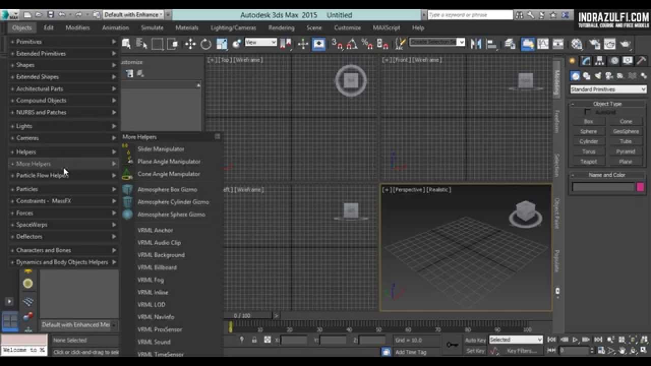 1 Tutorial Interface 3dsmax 2015 Youtube