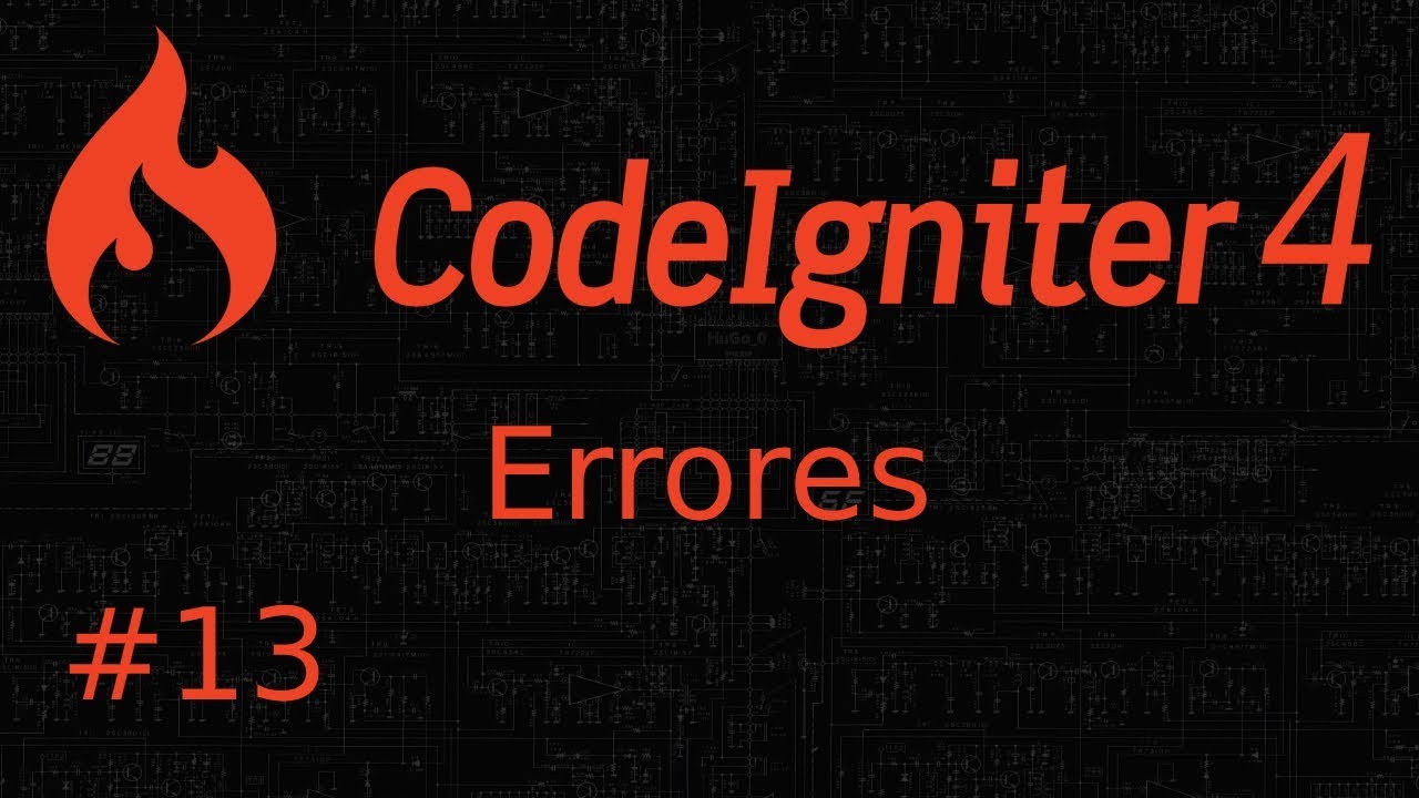 Curso Codeigniter 4 Errores 13 Youtube
