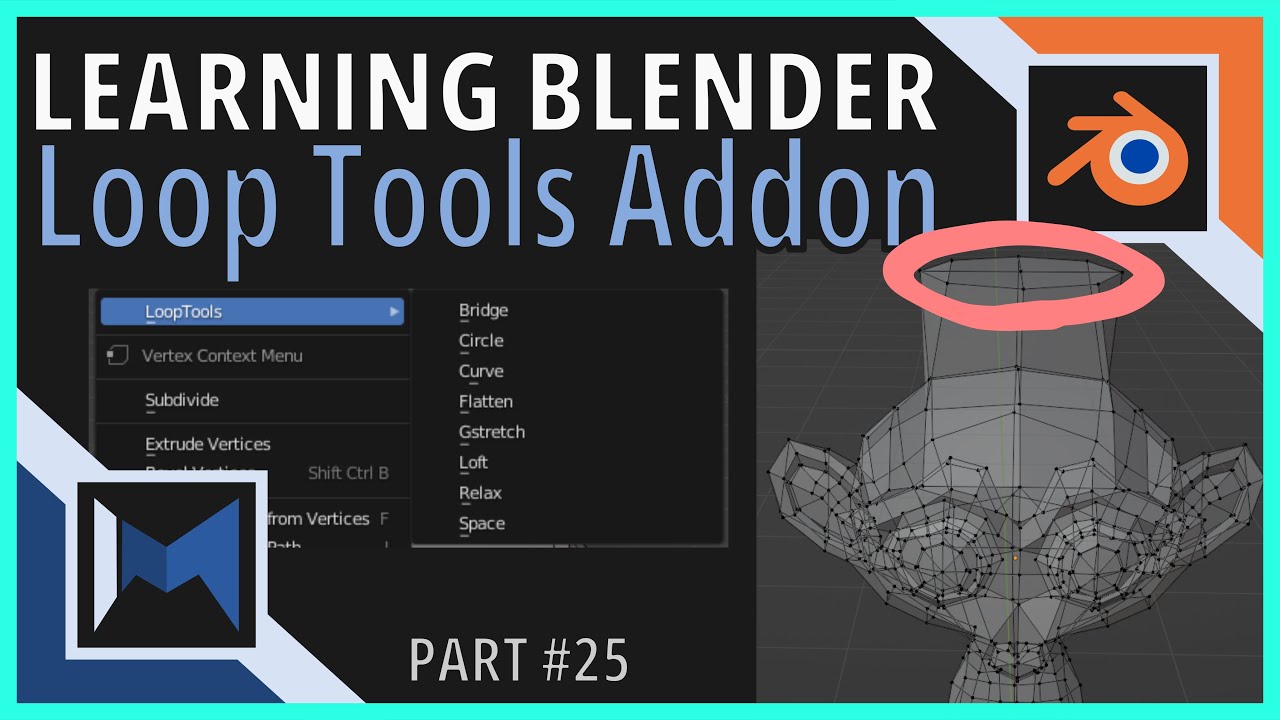 Learning Blender Part 25 Loops Tool Youtube