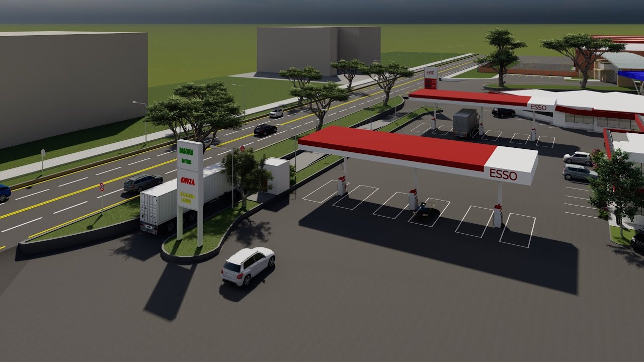 Diseño Estación De Servicio La Nubia Youtube