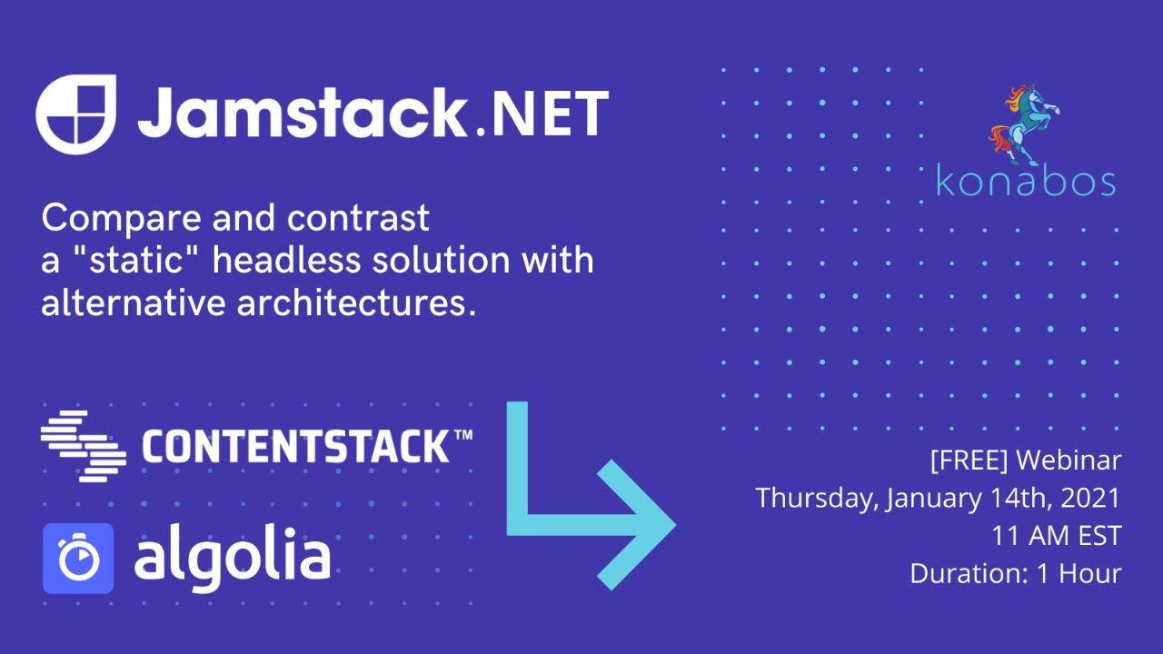 Jamstack Net Webinar Youtube