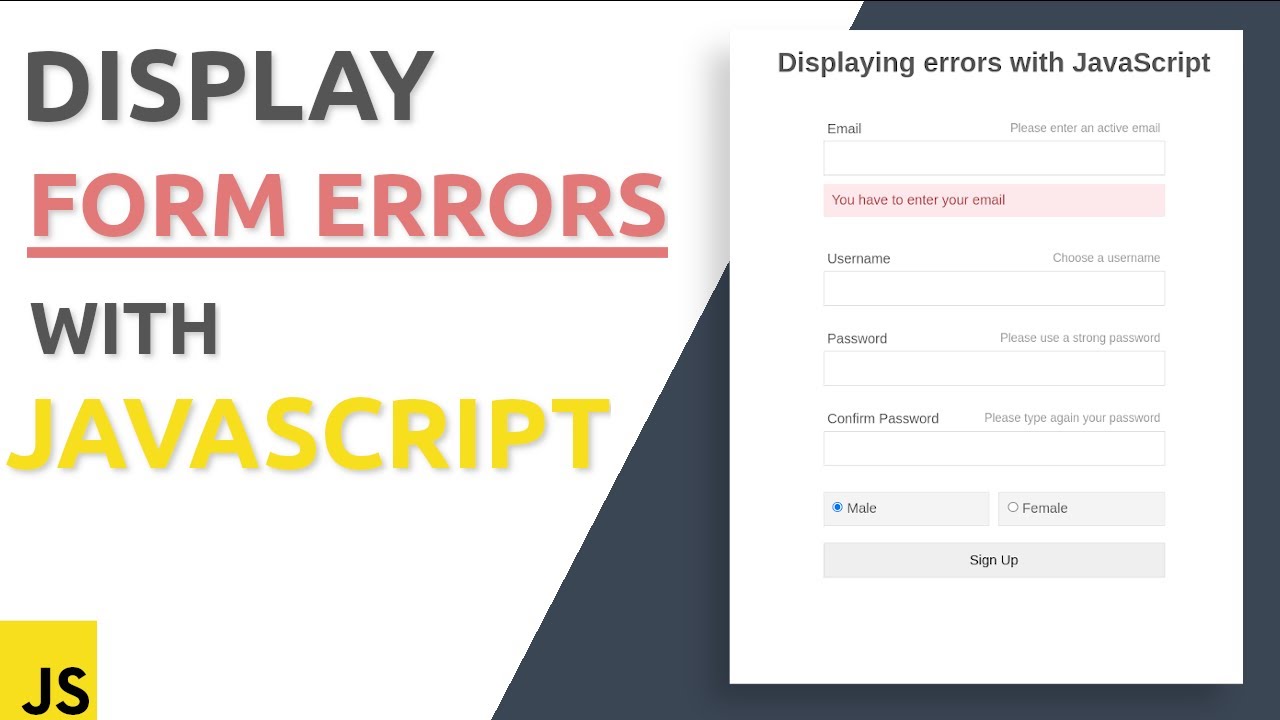 How To Display Error Message In Html Form Using Php Printable Forms