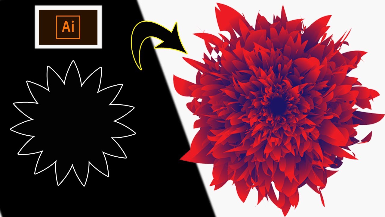 Illustrator Tutorial How To Create Beautiful Floral Vector In