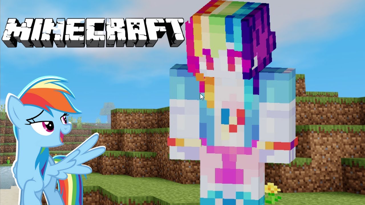 Rainbow Dash Plays Minicraft Youtube
