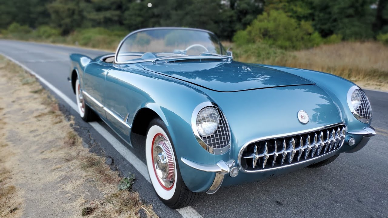 1954 Corvette Open Walk Around Youtube
