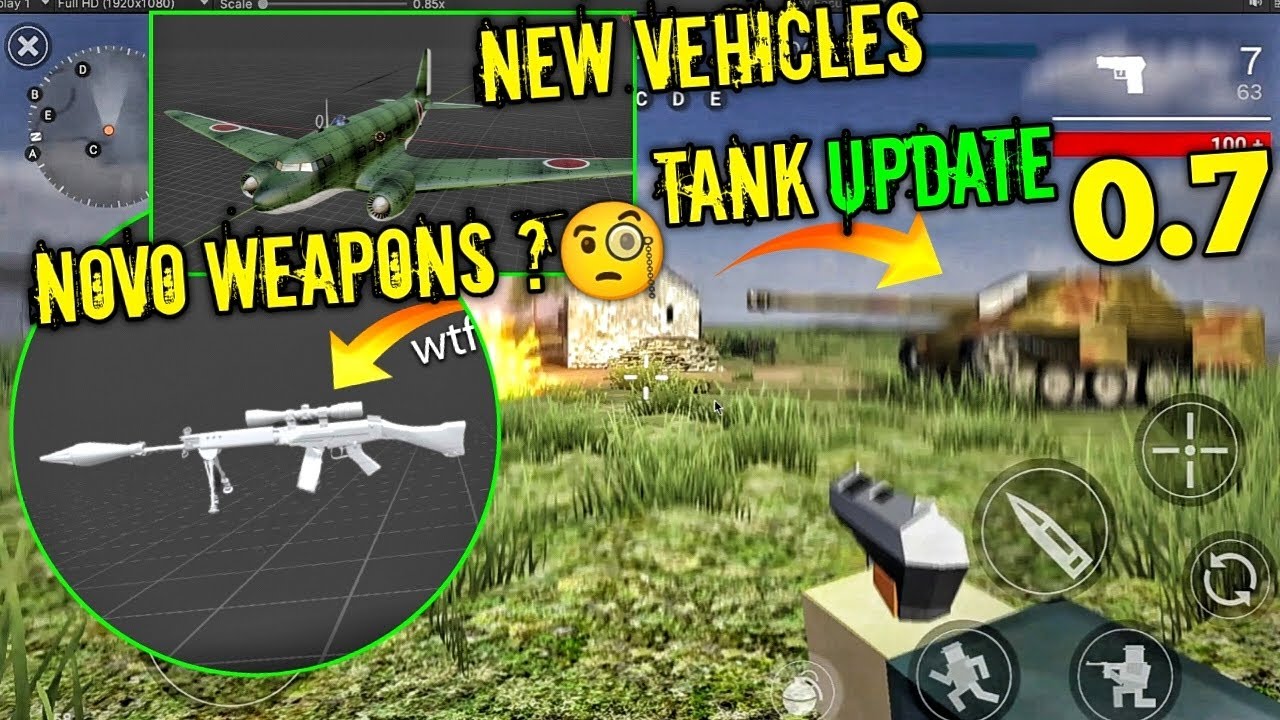 Polyfield 0 7 New Explosion Mg34 Novo Weapons Tank Update рџ ў Youtube