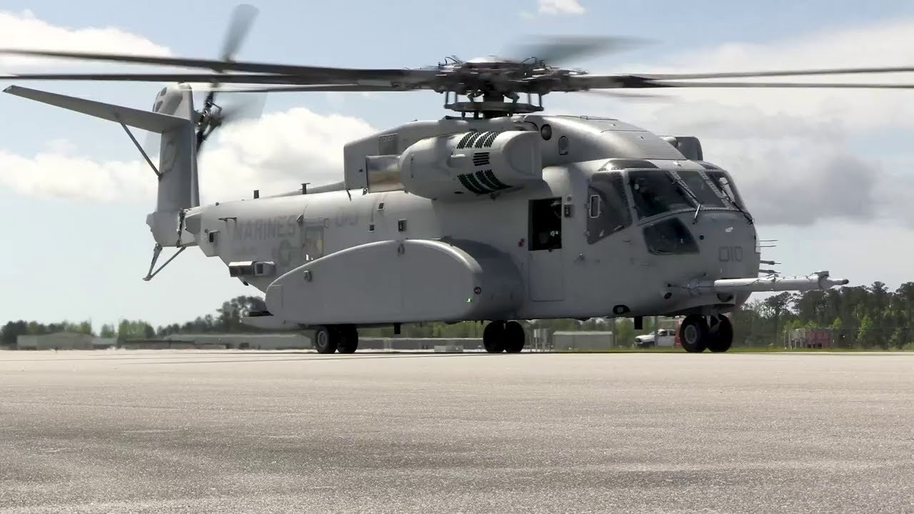 Usmc Ch 53k King Stallion First Operational Flight With Hmh 461 Youtube