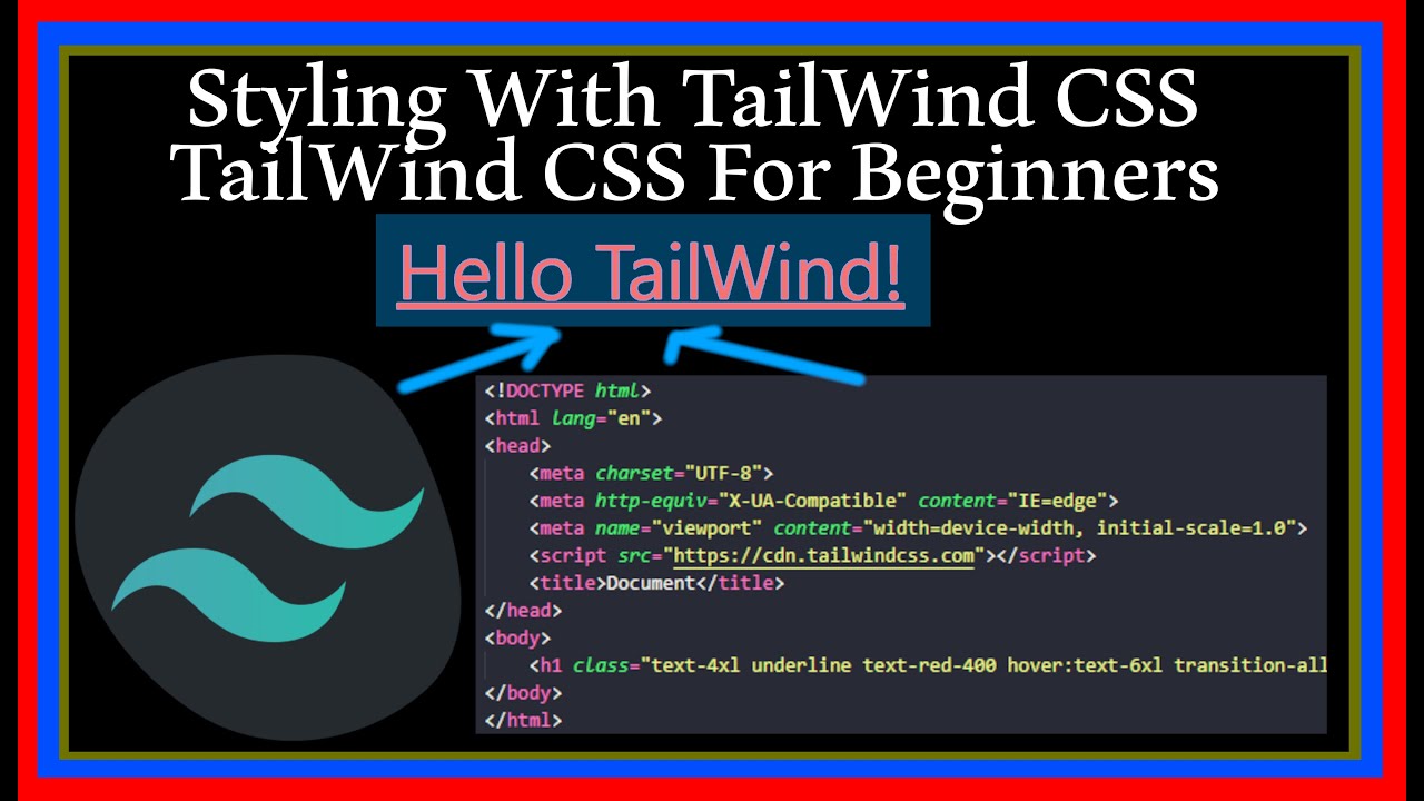 Tailwind Css For Beginners Styling With Tailwind Css Intro To