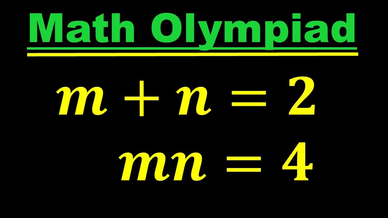 Math Olympiad Problem Can You Solve This A Nice Olympiad Algebra
